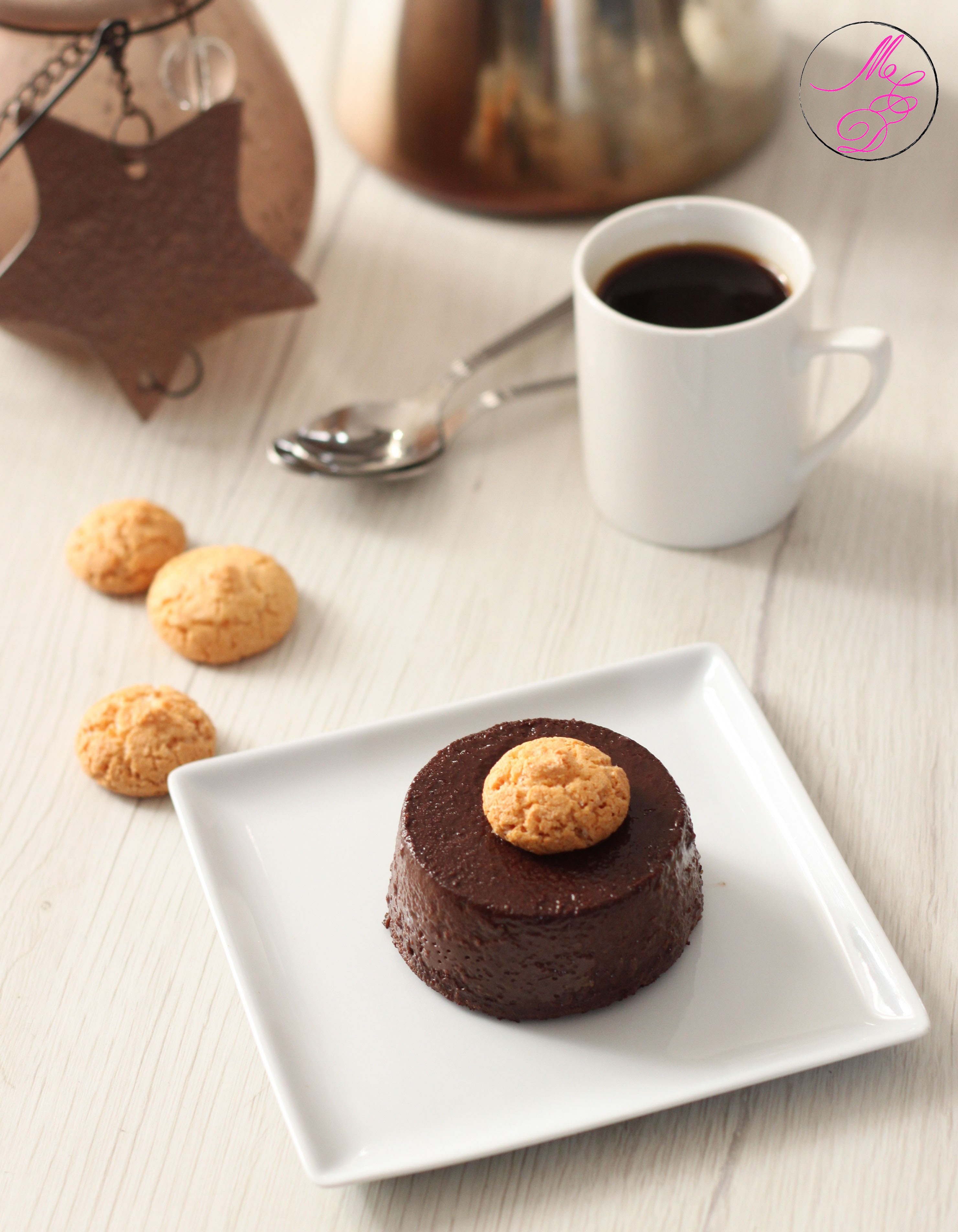Le Bonèt (flan italien au chocolat et amaretti)